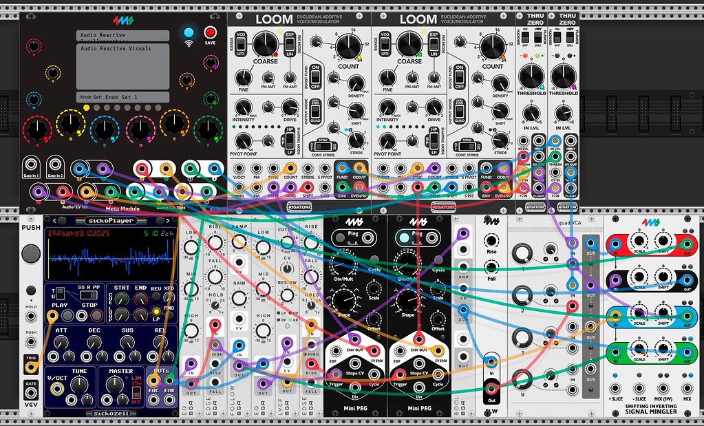 Audio Reactive Oscillographics - Patch Gallery - MetaModule Forum